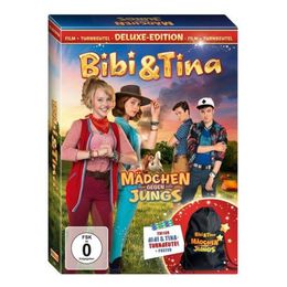 KIDDINX Bibi & Tina 3: Mädchen gegen Jungs - Deluxe-Edition (DVD)