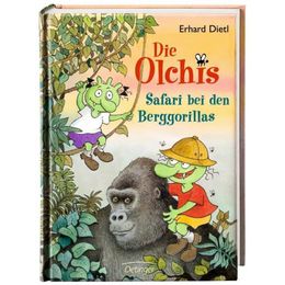 Oetinger Safari bei den Berggorillas / Die Olchis-Kinderroman Bd.8 - Erhard Dietl, Gebunden