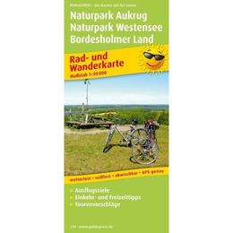 PublicPress Rad- und Wanderkarte Naturpark Aukrug, Naturpark Westensee, Bordesholmer Land, Karte (im Sinne von Landkarte)