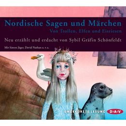 Nordische Sagen und Märchen - Von Trollen, Elfen und Eisriesen,3 Audio-CD - Sybil Gräfin Schönfeldt (Hörbuch)