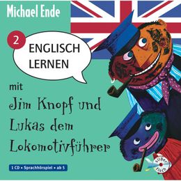 Silberfisch Englisch lernen mit Jim Knopf und Lukas dem Lokomotivführer - Teil 2.Tl.2,1 Audio-CD - Michael Ende (Hörbuch)