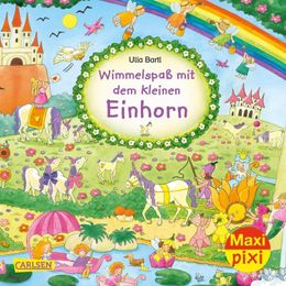 Carlsen Verlag Maxi Pixi 318: VE 5 Wimmelspaß mit dem kleinen Einhorn (5 Exemplare),