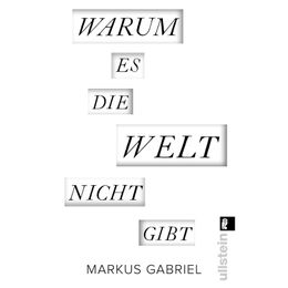 Warum es die Welt nicht gibt - Markus Gabriel, Taschenbuch