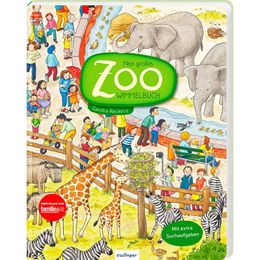 Mein großes Zoo-Wimmelbuch, Pappband