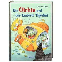 Oetinger Die Olchis und der karierte Tigerhai / Die Olchis-Kinderroman Bd.3 - Erhard Dietl, Gebunden