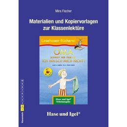 Materialien und Kopiervorlagen zur Klassenlektüre: OMA, schreit der Frieder. ICH WASCH MICH NICHT! / Silbenhilfe - Mira Fischer, Kartoniert (TB)