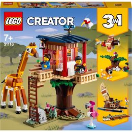 Lego Lego Creator 3-in-1, Lego Creator 31116 Safari Wildtier-Baumhaus (31116, Lego Creator 3-in-1)