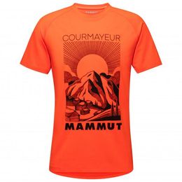 Mammut - Mountain T-Shirt - T-Shirt Gr L rot/orange