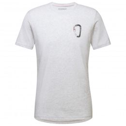 Mammut - Sloper T-Shirt Tech - T-Shirt Gr S grau/weiß