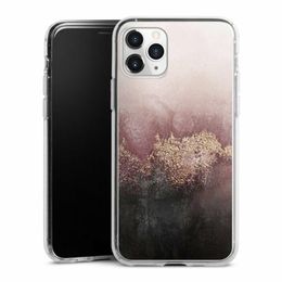 DeinDesign Handyhülle Glitzer Look Staub Elisabeth Fredriksson Pink Sky Dust Gold Print, Apple iPhone 11 Pro Silikon Hülle Bumper Case Handy Schutzhül