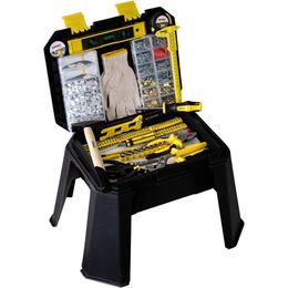 WMC Tools Werkzeugset 1200-teilig, (1200-tlg), Werkzeugset Tritthocker Heimwerker Werkzeug Set Hocker