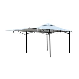 ONDIS24 Grillpavillon Gartenpavillion Grand Valley aus Metall