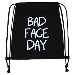 Goodman Design Turnbeutel Sportbeutel Gym Bag Gymsack Bad Face Day