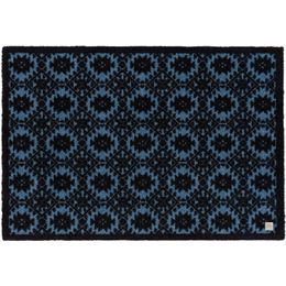 Fußmatte Spirit BB, barbara becker, rechteckig, Höhe: 10 mm, Schmutzfangmatte, In- und Outdoor geeignet, waschbar, blau