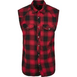 Brandit Button Up Shirt male Red size L