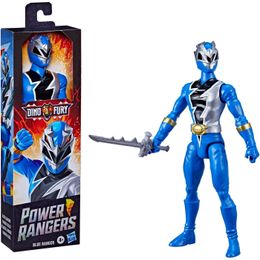 Hasbro Actionfigur Power Rangers Dino Fury Blauer Ranger, 30 cm, blau