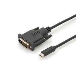 Digitus USB Type-C Adapter- / Konverterkabel Type-C auf DVI
