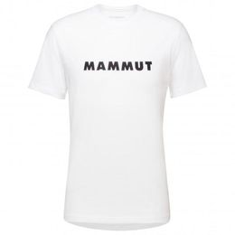 Mammut - Mammut Core T-Shirt Logo - T-Shirt Gr S weiß