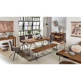 furnicato Sitzbank BAGLI Massiv-Holz Sheesham 180 x 45 x 40 cm