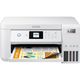 Epson EcoTank ET-2856 Tintenstrahldrucker, (WLAN (Wi-Fi), Wi-Fi Direct), weiß