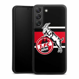 DeinDesign Handyhülle 1. FC Köln Offizielles Lizenzprodukt Colour Stripes 1.FC, Samsung Galaxy S22 Silikon Hülle Premium Case Handy Schutzhülle