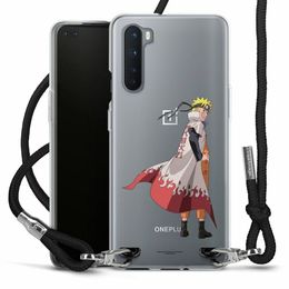 DeinDesign Handyhülle Naruto Shippuden Hokage Sensei Naruto Hokage ohne Hintergrund, OnePlus Nord Handykette Hülle mit Band Case zum Umhängen, weiß