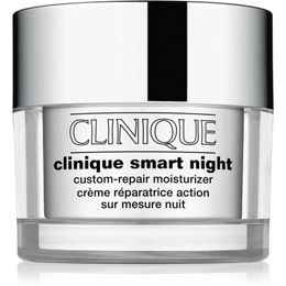 Clinique Smart Night™ Custom-Repair Moisturizer feuchtigkeitsspendende Nachtcreme gegen Falten für trockene und Mischhaut 50 ml