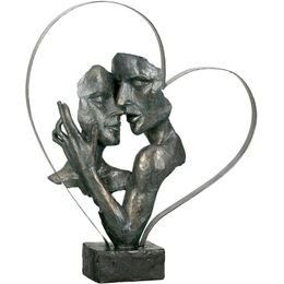 Gilde Dekofigur Skulptur Essential, bronzefarben/braun (1 St), bronzefarben/braun, Polyresin, braun|orange