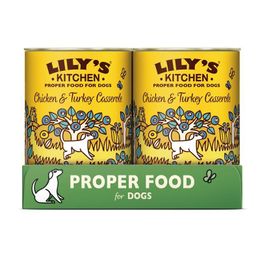 Lilys Kitchen Dog Chicken & Turkey Casserole 6 x 400g Hundefutter