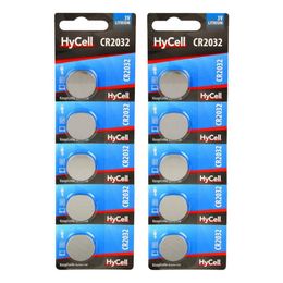 HyCell 10er Pack Lithium Knopfzellen CR2032 3V