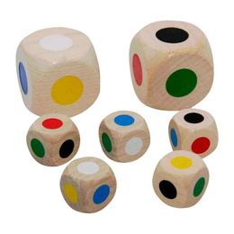 GICO Spielesammlung, Farbwürfel Set aus Holz