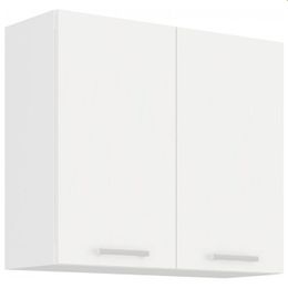 Küchen-Preisbombe Küchen-Preisbombe Hängeschrank 80 cm Küche EKO White Weiss matt Küchenzeile Küchenblock Einbauküche