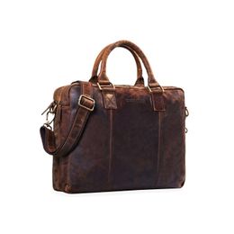 STILORD Laptoptasche "Zacharias" Businesstasche Leder Aktentasche