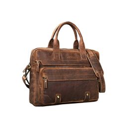 STILORD Laptoptasche "Leander" Umhängetasche Leder