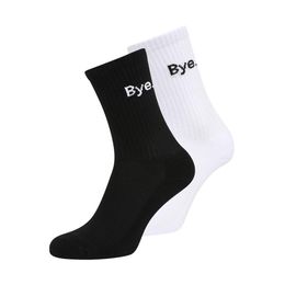 Mister Tee Socks 'HI - Bye' female Black, White size 39/42