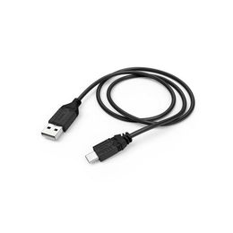 Hama Controller-USB-Ladekabel "Basic" für PS5, 0,75 m, USB-Kabel USB-Kabel, USB Typ A, USB-C, (75 cm), schwarz