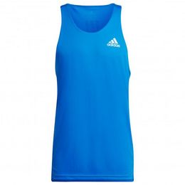 Adidas - Own The Run SGL Running Response Träger Shirt - Tank Top Gr L - Regular blau