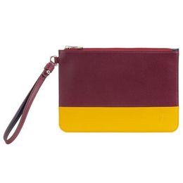 DuDu Clutch Tasche Leder 21 cm burgundy