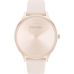 Quarzuhr Calvin Klein "Timeless 2H, 25200009" Armbanduhren rosegold (rosé) Damen Quarzuhren