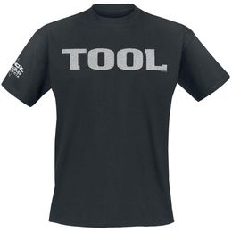 Tool Metallic silver Logo T-Shirt schwarz in L