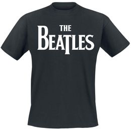The Beatles Logo T-Shirt schwarz in L