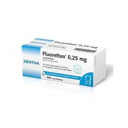 FLUORETTEN 0,25 mg Tabletten 300 St
