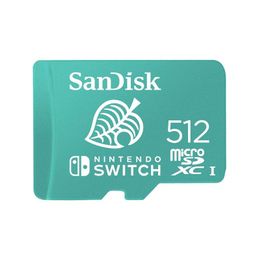 Sandisk Nintendo Switch microSD - 100MB/s - 512GB - Animal Crossing edition