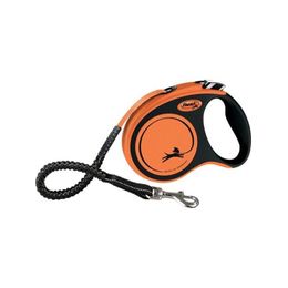 Flexi - Leash Xtreme S Tape 5M Black/Orange Max 20Kg - (600.8400)