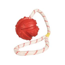 Trixie Aqua Toy ball on a rope floatable natural rubber ø 7/35 cm - Assorted