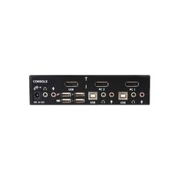 StarTech.com 2 Port Professional USB DisplayPort KVM Switch mit Audio - KVM / Audio-Switch - 2 Anschlüsse