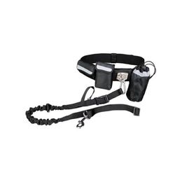 Trixie Waist belt with leash belt: 60-120 cm/40 mm leash: 1.00-1.35 m/25 mm black/graphite