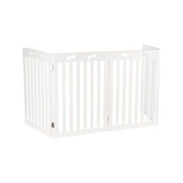 Trixie Barrier MDF 4-parts 60-160 × 75 cm white