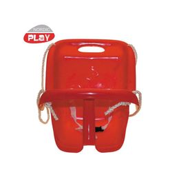 Nordic Play Baby swing w/ high back red