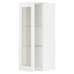 IKEA METOD Wandschrank mit Böden/Glastür